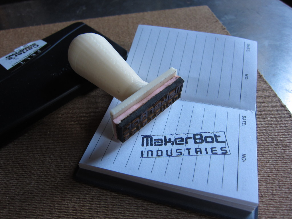 Parametric Rubber Stamp Handle - Free 3d model on creazilla.com