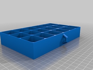 Deluxe Parametric Compartment Box - Free 3d model on creazilla.com