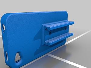 Picatinny Rail iPhone Mount - Free 3d model on creazilla.com