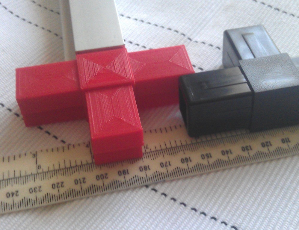 Aluminium Square Tube Connectors - Parametric SCAD Library - Free 3d ...