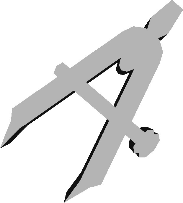 Compass Badge 3d model