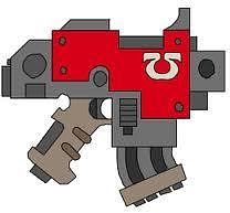 warhammer 40k bolt pistol - Free 3d model on creazilla.com