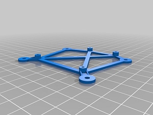 Light weight Arduino mount 3d model