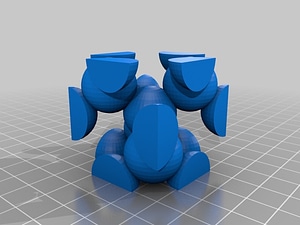 Face-Centered Cubic Model 3d model. Free download. | Creazilla