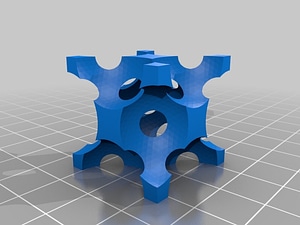 Face-Centered Cubic Model 3d model. Free download. | Creazilla