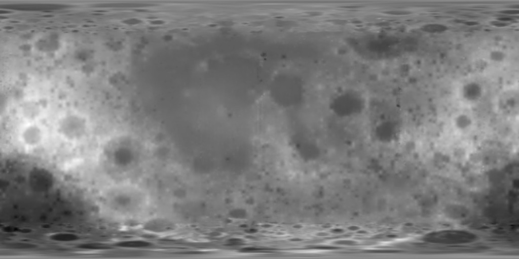 Moon Relief Map - Free 3d model on creazilla.com