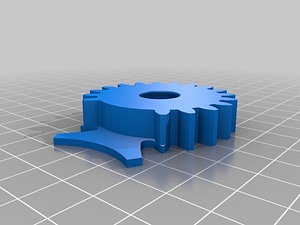 Intermittent Gear Toy - Free 3d model on creazilla.com
