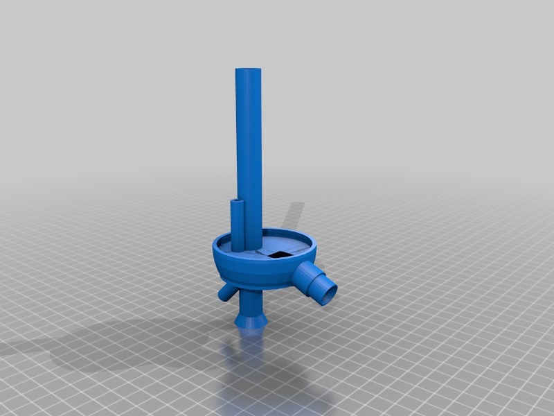 Soda Can Water Pipe / Bong 3d model