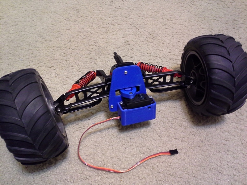 New Bright Razer Buggy Servo Steering Mod - Free 3d model on creazilla.com
