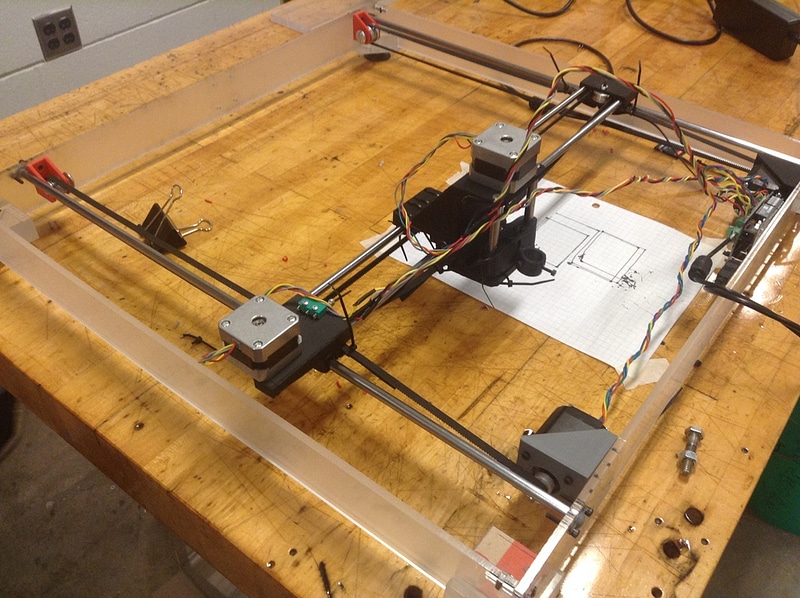 Drawing Bot - Free 3d model on creazilla.com