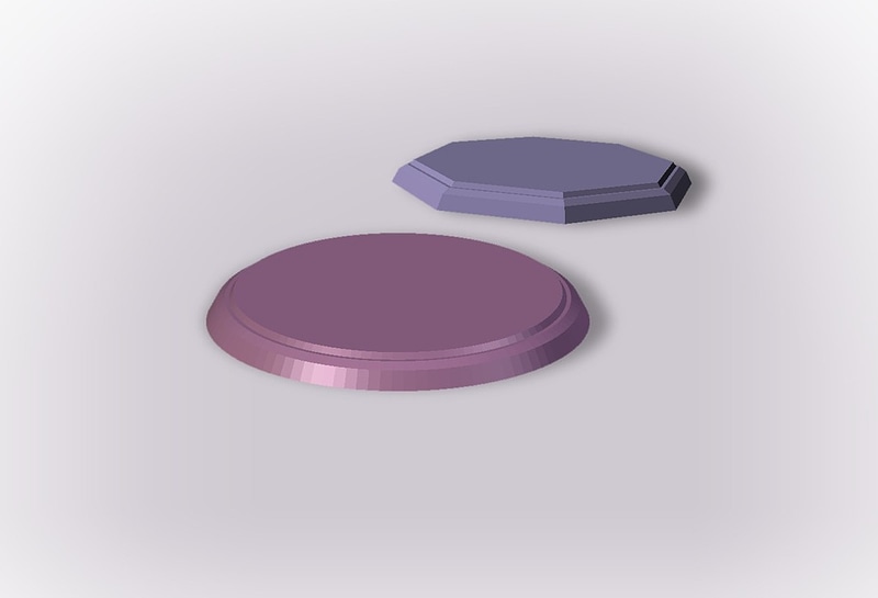 Customizable Miniature Base - Free 3d model on creazilla.com
