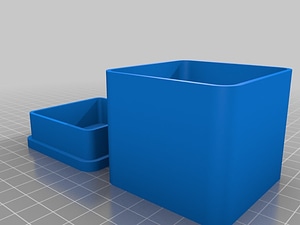 Parameterised Box and Lid with Screw Holes 3d model. Free download ...