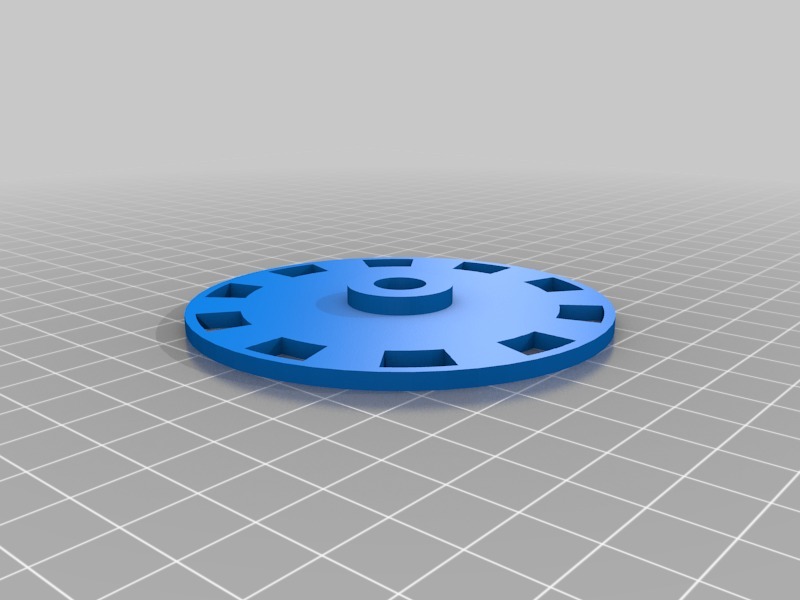 My Customized Parametric Encoder Wheel - Free 3d model on creazilla.com