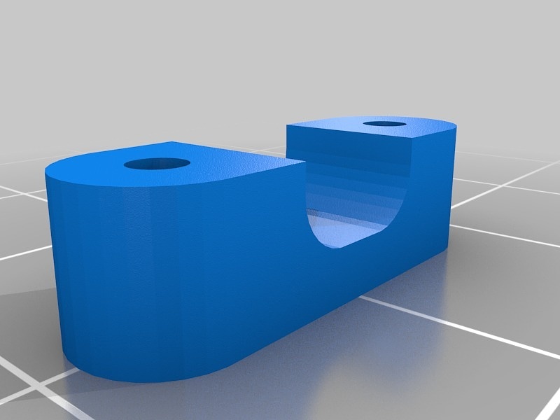 My Customized Cable Staple (parametric) - Free 3d model on creazilla.com