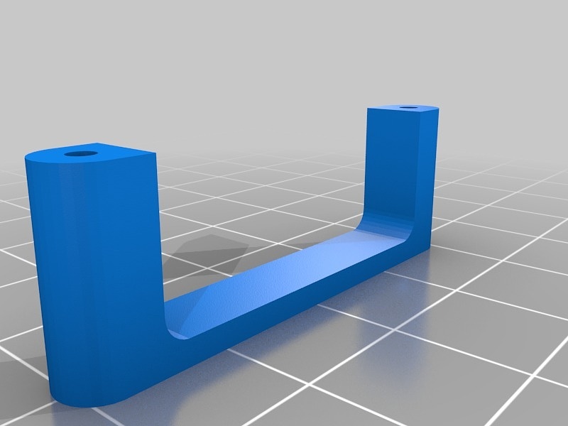 Staple mount 1.8 x 30 x 12 - Free 3d model on creazilla.com