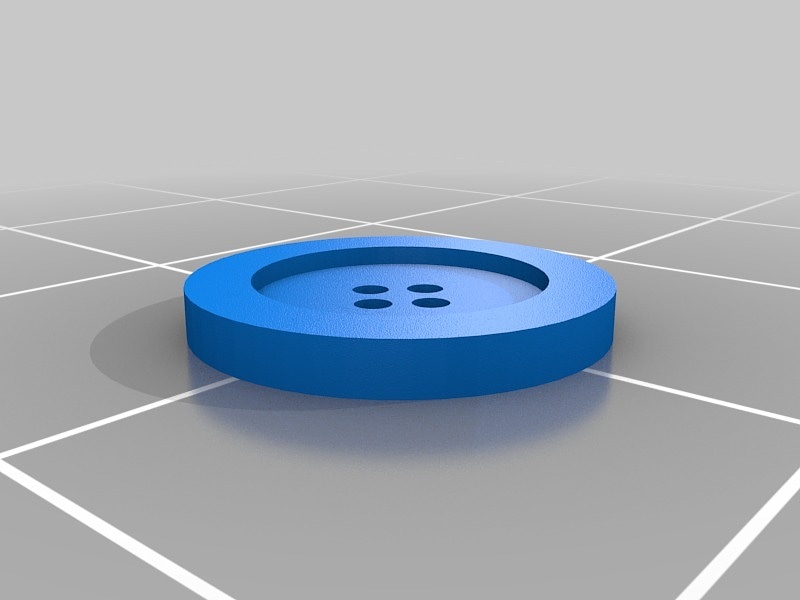 bouton-rond4-bigHole de mercerie parametrique - Free 3d model on ...