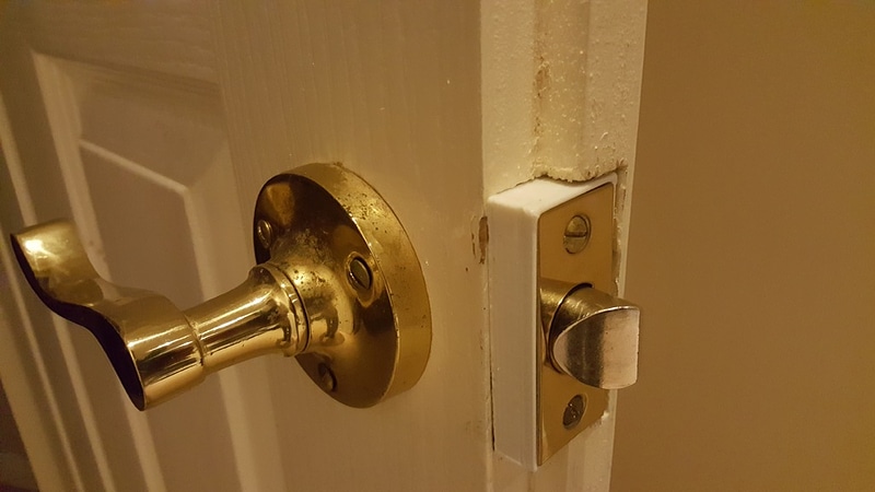 Door Jamb Lock (Tang) Extension - Free 3d model on creazilla.com