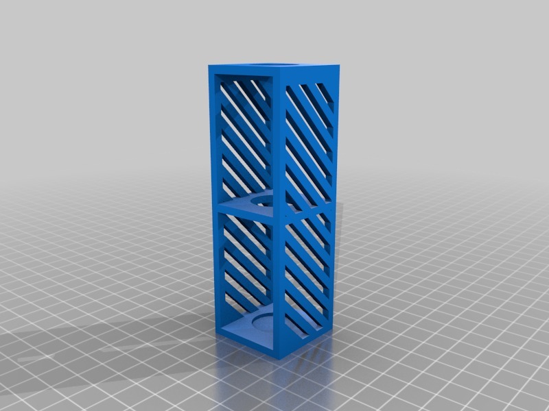 My Customized Vertical Test Tube Holder - Free 3d model on creazilla.com