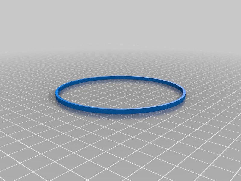 4 inch ring template - Free 3d model on creazilla.com