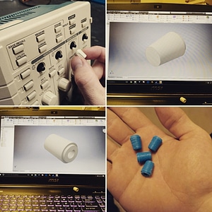 Tektronix Oscilloscope Dial/Knobs - Free 3d model on creazilla.com