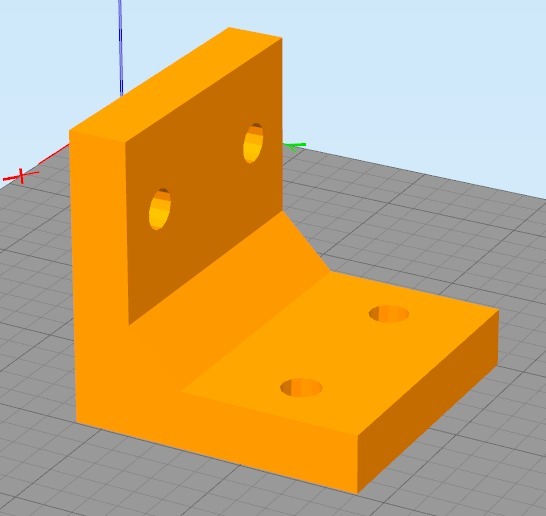 50mm Corner Bracket - Free 3d model on creazilla.com