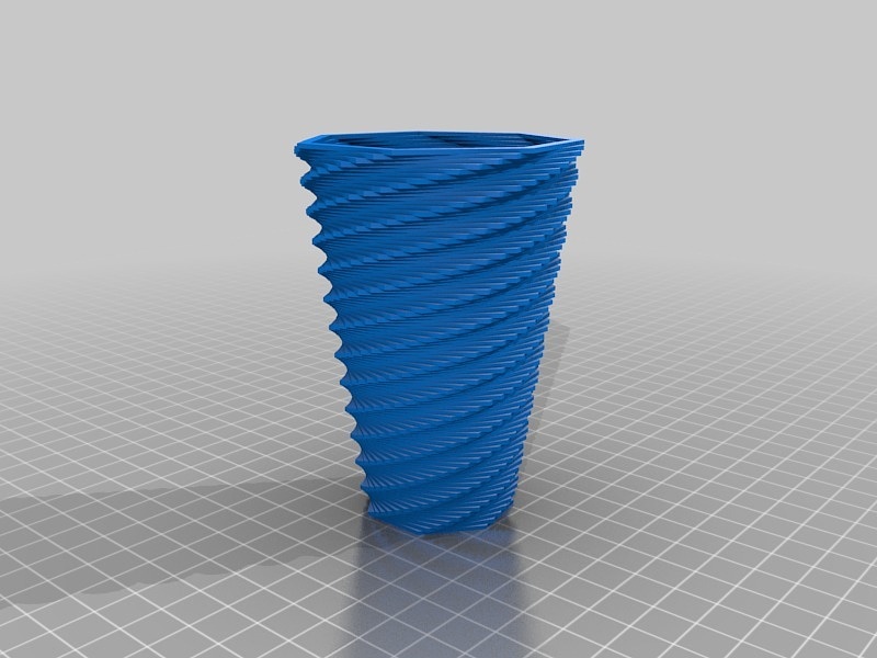 My Customized openscad flower vase experiment - Free 3d model on ...