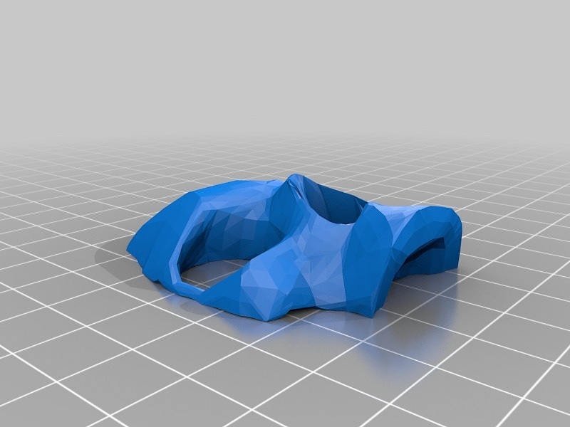 decorative low poly skull - Free 3d model on creazilla.com