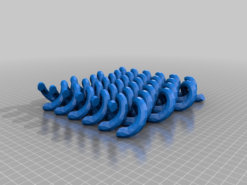 My Customized Fabric Weave Library - Free 3d model on creazilla.com