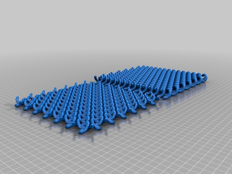 My Customized Fabric Weave Library - Free 3d model on creazilla.com