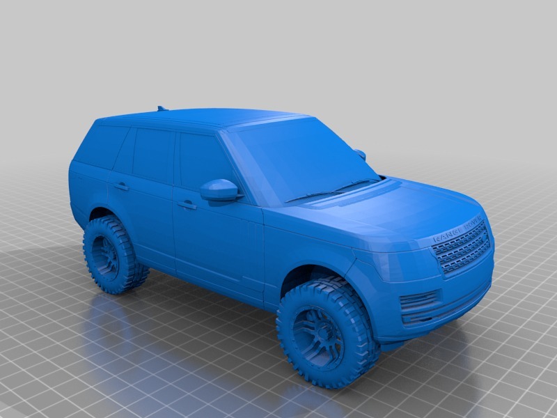 Off road Customized Range Rover - Free 3d model on creazilla.com