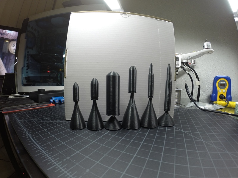 Ammo Chess Pieces and Chess Box - Free 3d model on creazilla.com