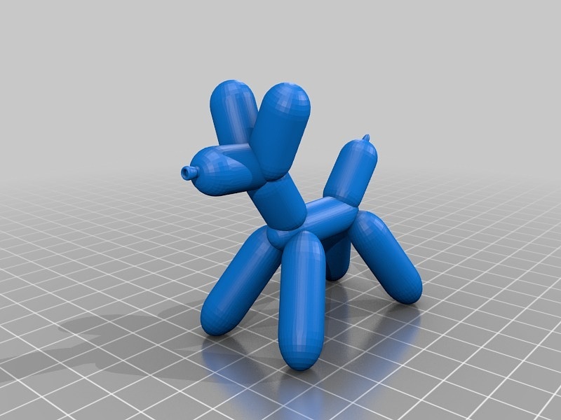 Balloon Dog - Free 3d model on creazilla.com