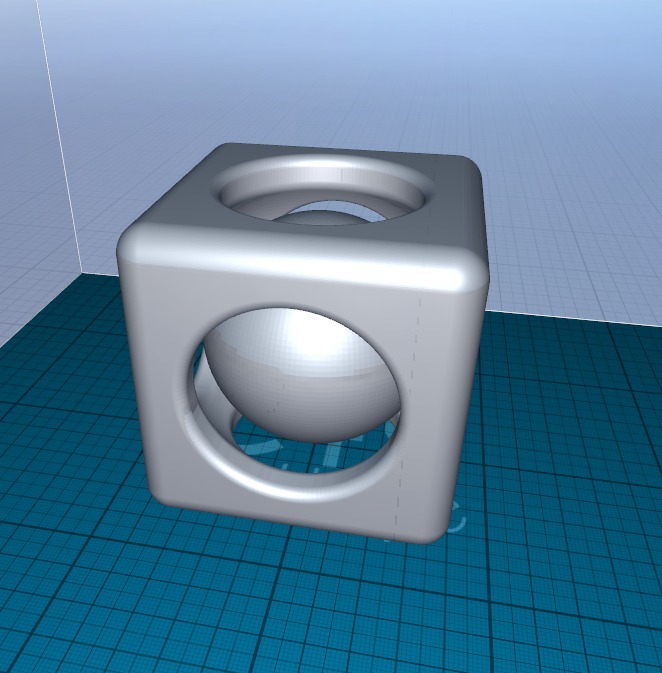 Ball in Box - Free 3d model on creazilla.com