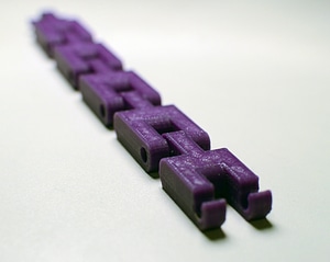 3D Printed Chain - Free 3d model on creazilla.com
