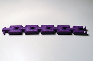 3D Printed Chain - Free 3d model on creazilla.com