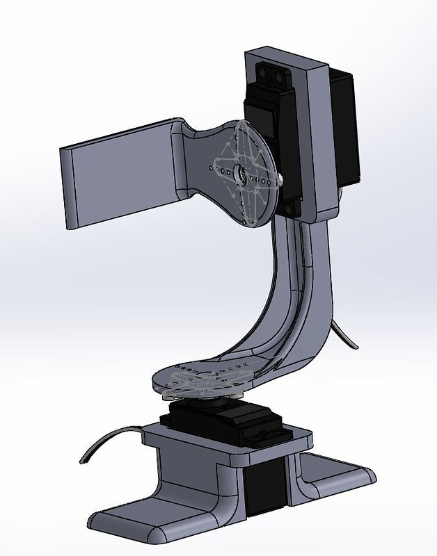 Pan-Tilt Camera Mount - Free 3d model on creazilla.com