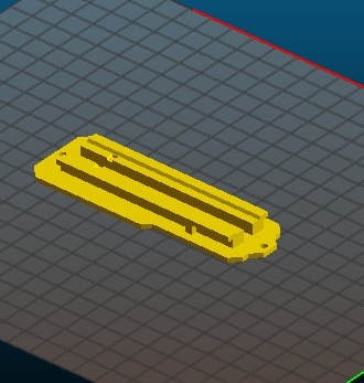 Nerf Gauntlet top tactical rail - Free 3d model on creazilla.com