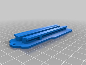 Nerf Gauntlet top tactical rail - Free 3d model on creazilla.com