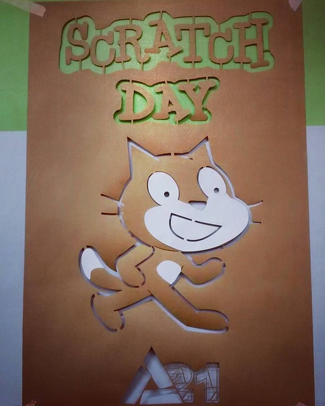 Scratch Day Poster - Free 3d model on creazilla.com