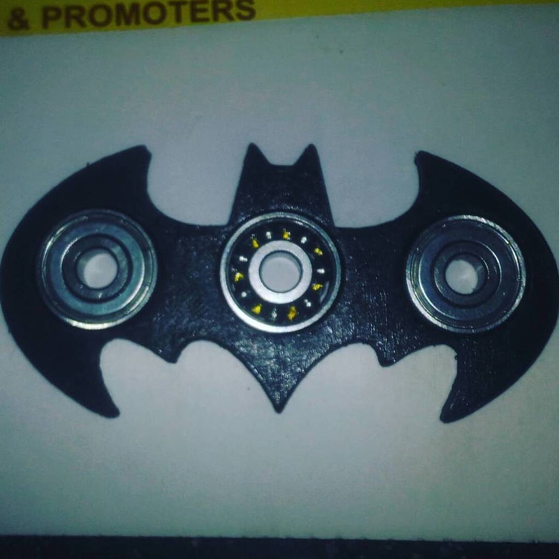 batman fidget spinner - Free 3d model on creazilla.com