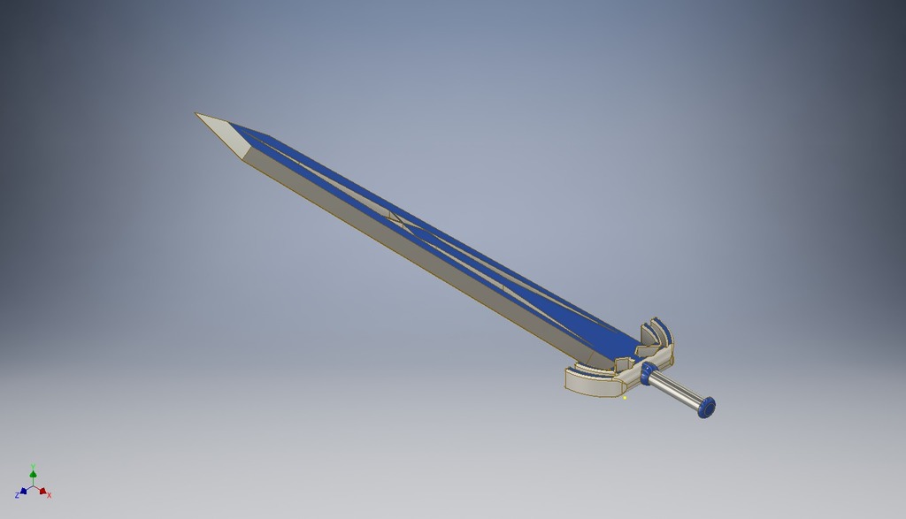 cool sword 3d model