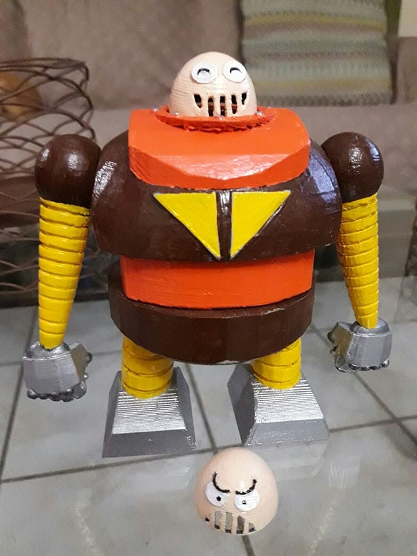 from Mazinger Z his pal "Boss Borot" - Free 3d model on creazilla.com