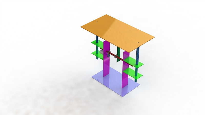 foot pedal powered generator - Free 3d model on creazilla.com