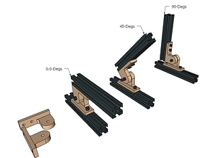 Rotating Brackets - Free 3d model on creazilla.com