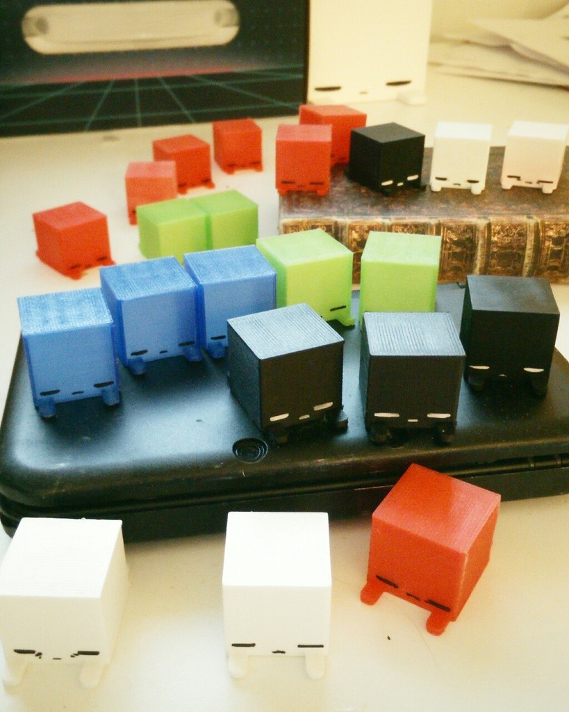 Mini TiredCube - Free 3d model on creazilla.com