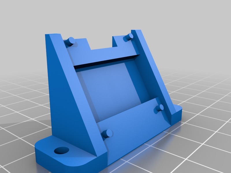 0.96" 128x64 OLED display mounting bracket - Free 3d model on creazilla.com