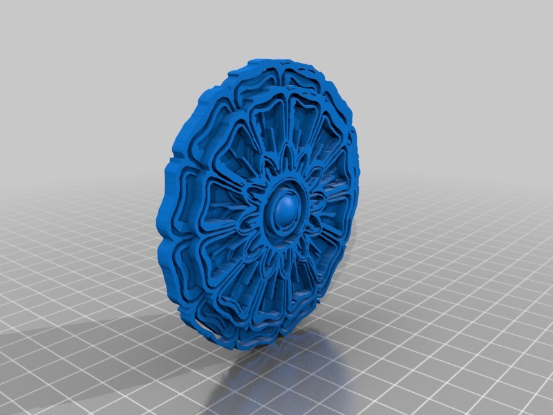 Rosette - Free 3d model on creazilla.com
