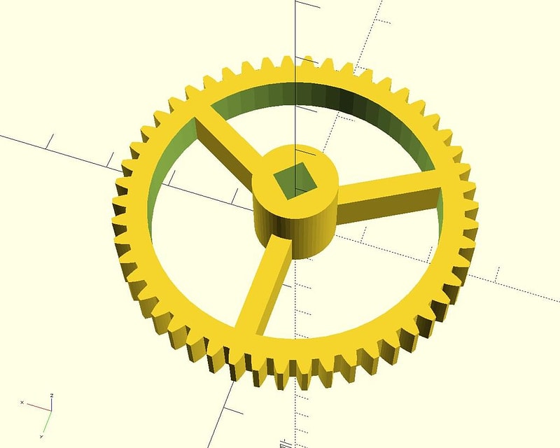 Modulus Gear Customizer - Free 3d model on creazilla.com