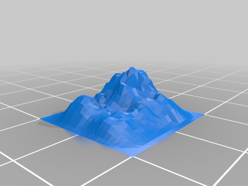 Low-poly landscapes (4) - Free 3d model on creazilla.com