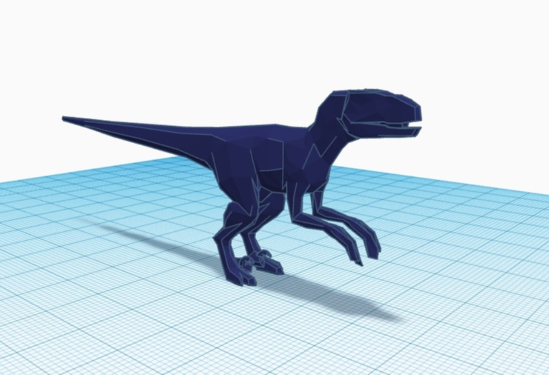 Low Poly Raptor - Free 3d model on creazilla.com